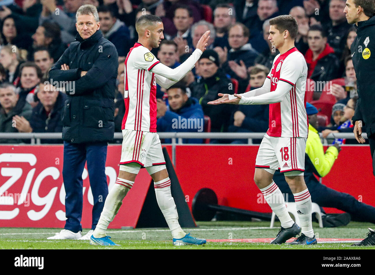 Amsterdam, Netherlands. 23rd Nov, 2019. AMSTERDAM, 23-11-2019, Johan ...