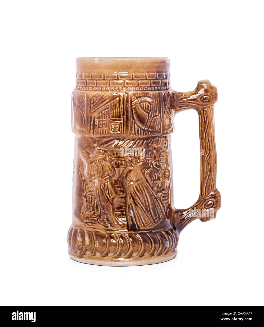 Mug old beer Stock Photo - Alamy