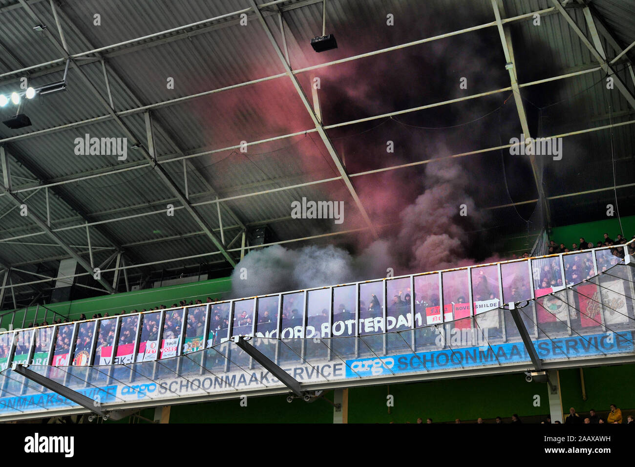 Fc groningen fans fireworks hi-res stock photography and images - Alamy