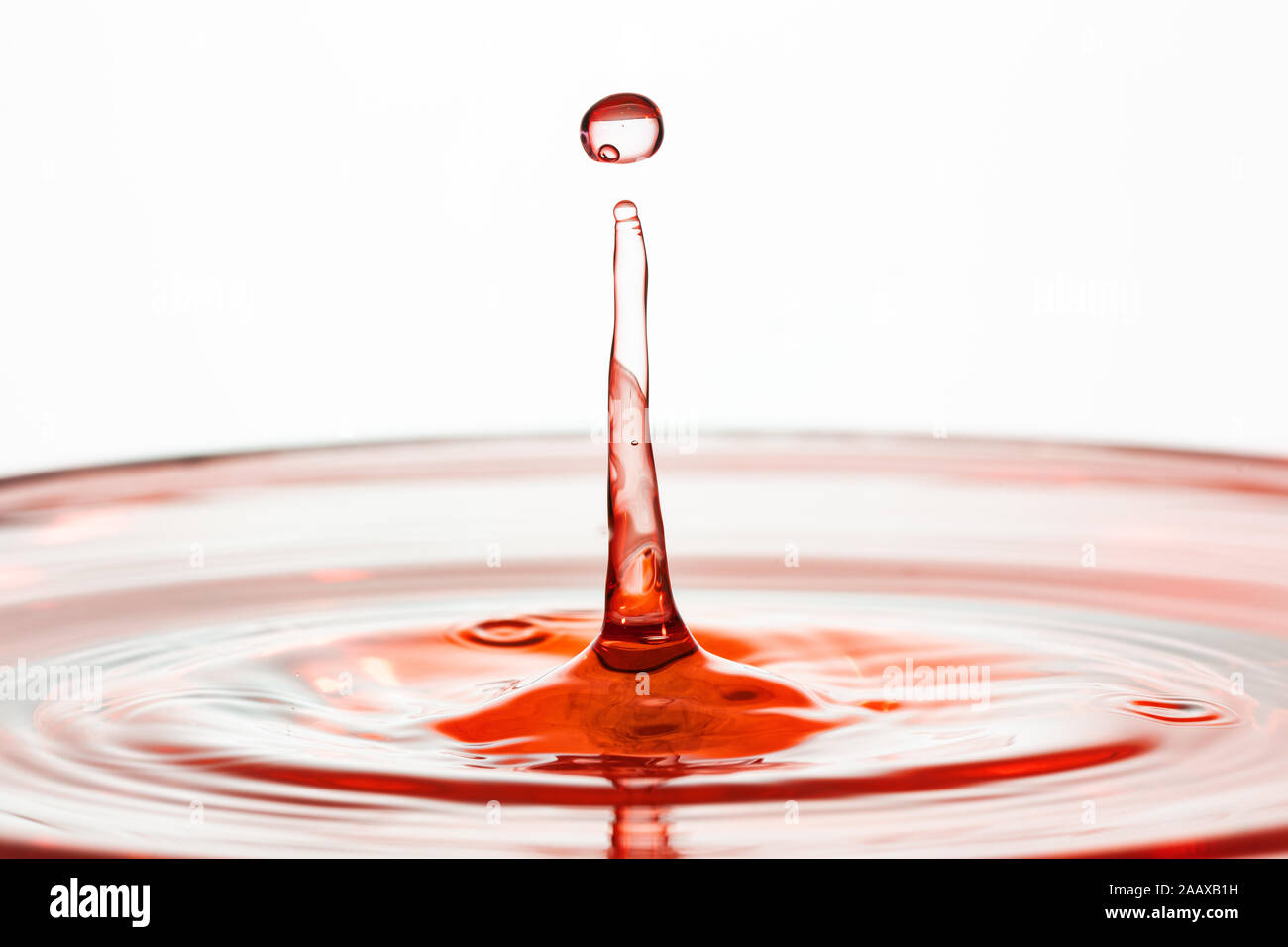 Water drop collision with abstract effect Stock Photo - Alamy
