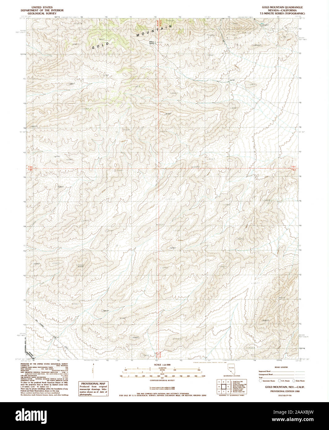 Nevada gold map hi-res stock photography and images - Alamy