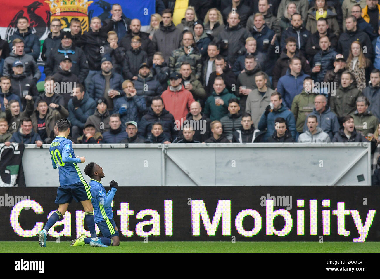 Groningen, Netherlands. 24th Nov, 2019. GRONINGEN, 24-11-2019 Euroborg ...