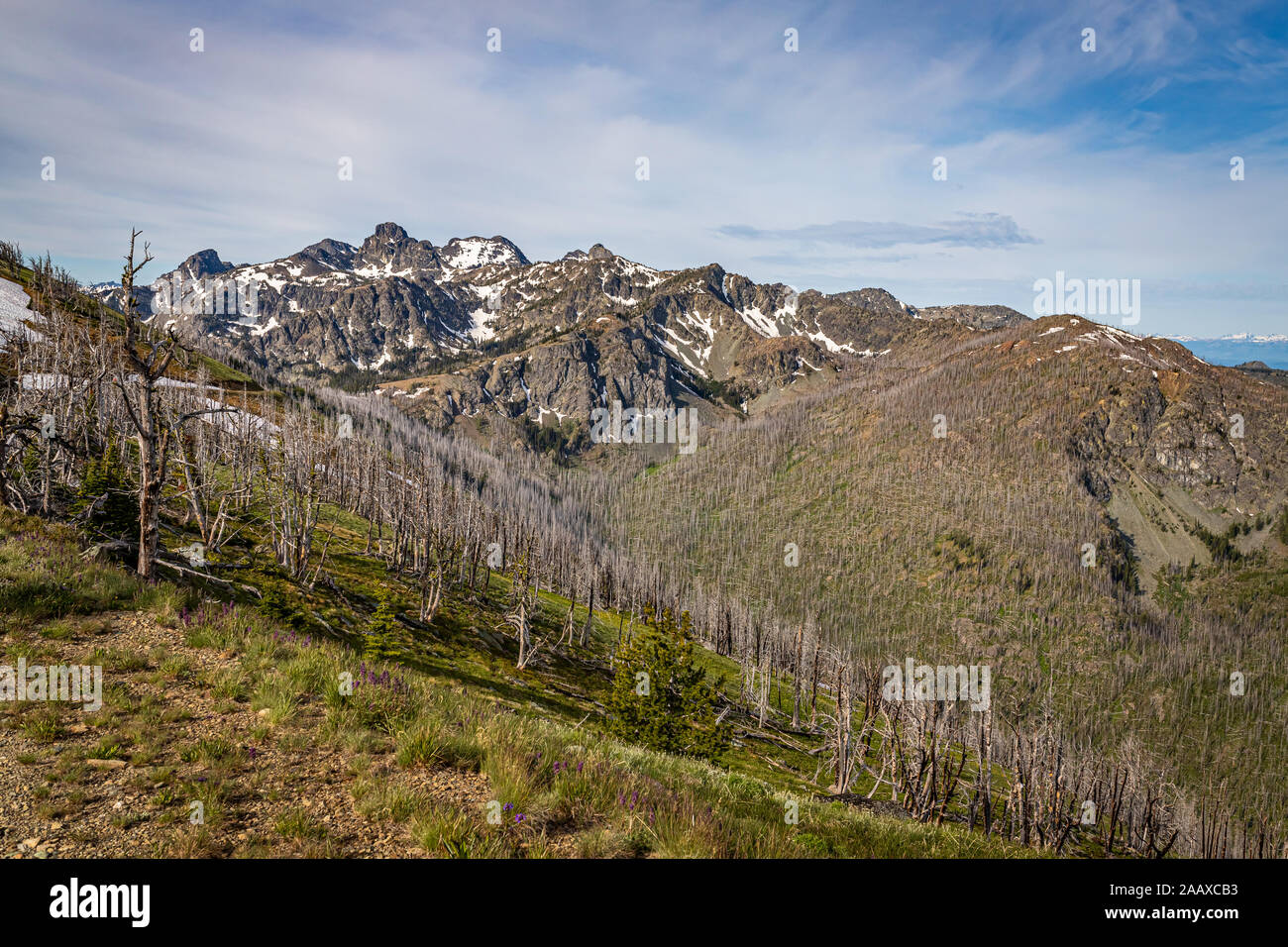 The Heaven's Gate Vista overlooks the Seven Devils Mountain and the ...