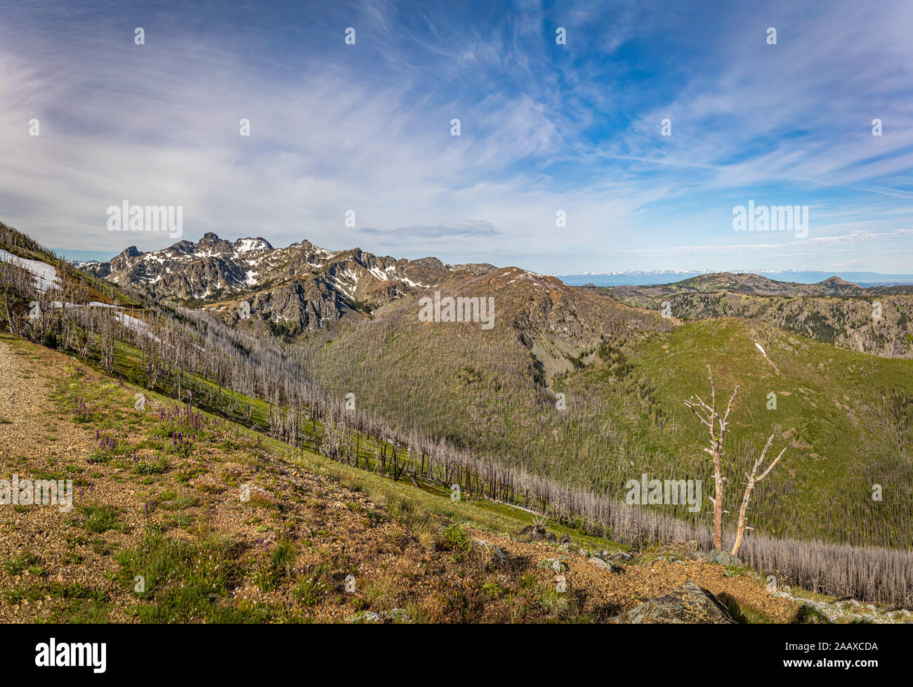 The Heaven's Gate Vista overlooks the Seven Devils Mountain and the ...