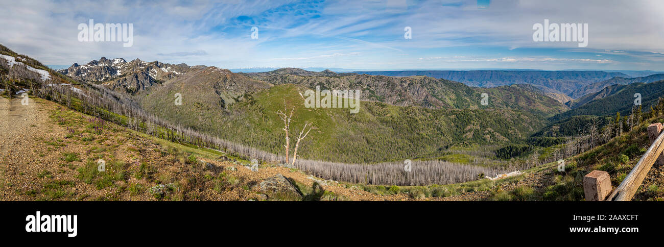The Heaven's Gate Vista overlooks the Seven Devils Mountain and the ...