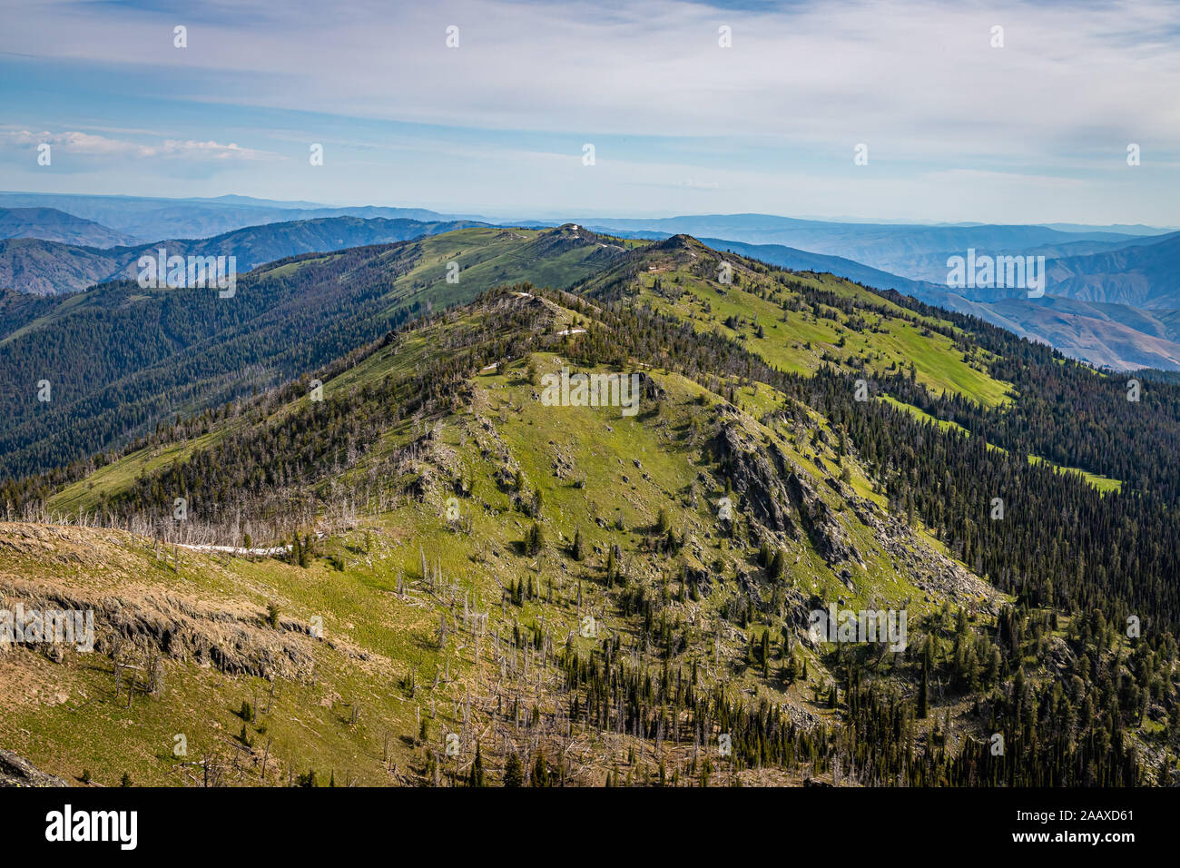The Heaven's Gate Vista overlooks the Seven Devils Mountain and the ...