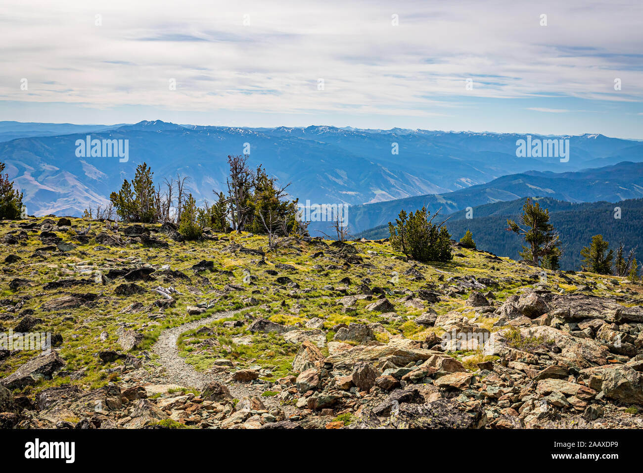The Heaven's Gate Vista overlooks the Seven Devils Mountain and the ...