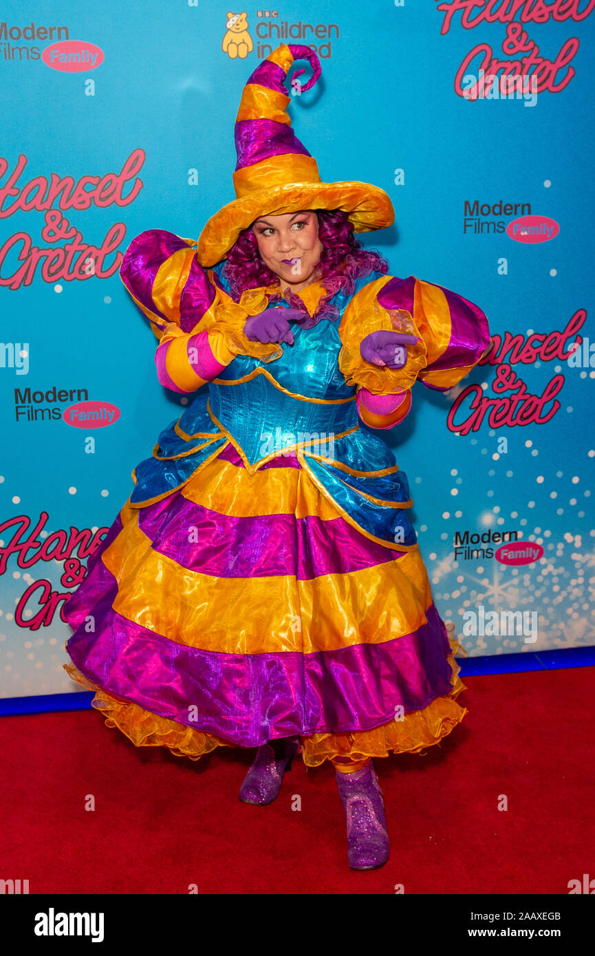 London, UK. 24 November 2019. Jennie Dale attends the Cbeebies ...