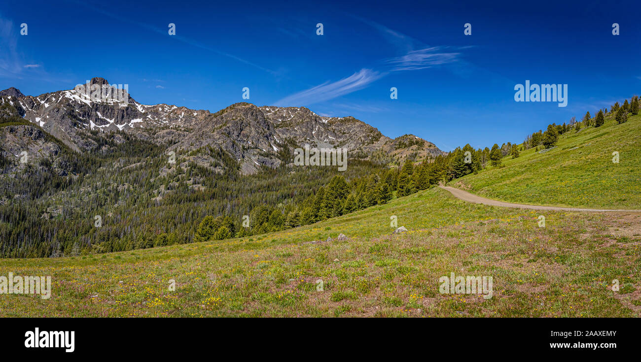 The Heaven's Gate Vista overlooks the Seven Devils Mountain and the ...