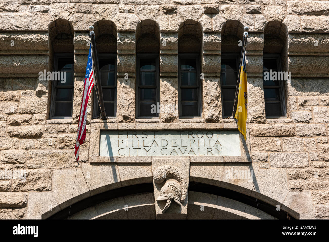 A castle in downtown Philadelphia. The 23rs Street Armoury, former home ...