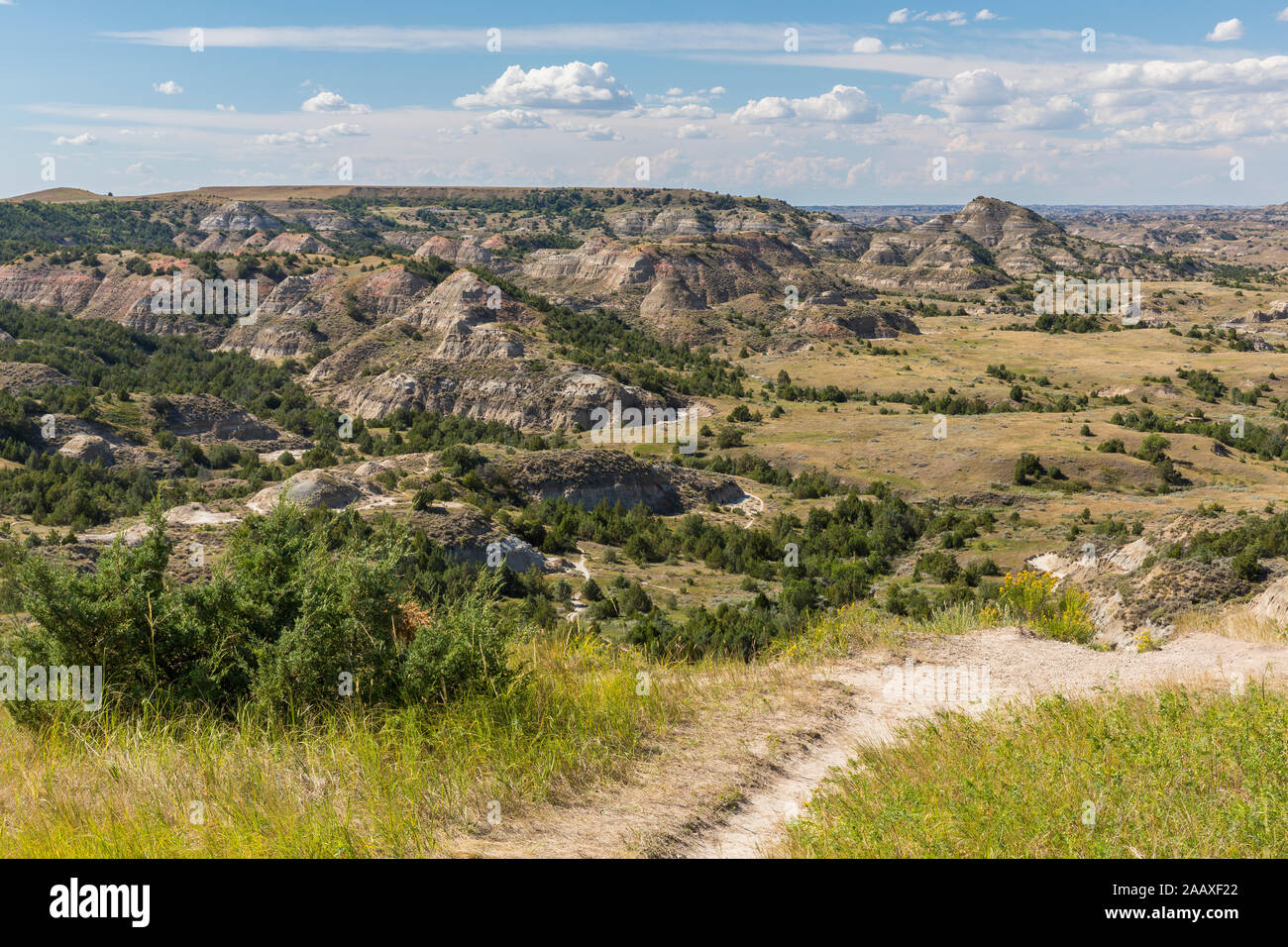 Scenic Badlands Landscape of North Dakota Stock Photo - Alamy
