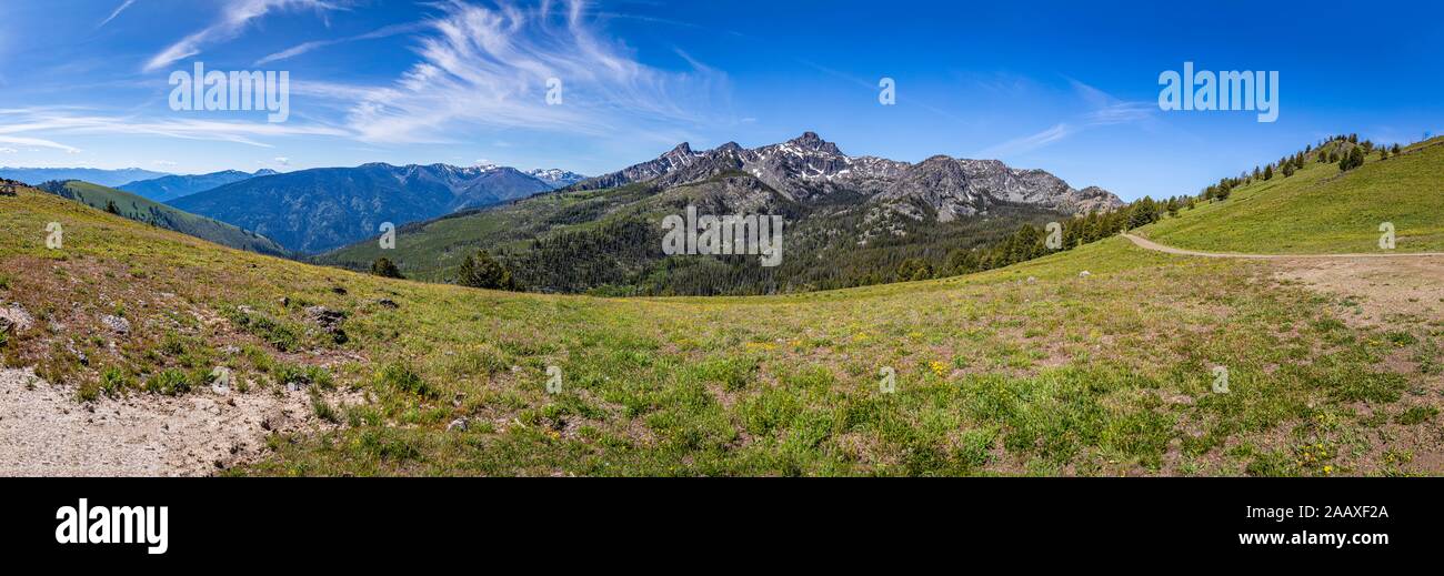 The Heaven's Gate Vista overlooks the Seven Devils Mountain and the ...