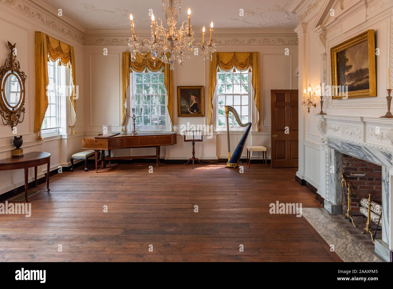 The Ballroom of Powel House. The 1765 home of Samuel Power hosted ...