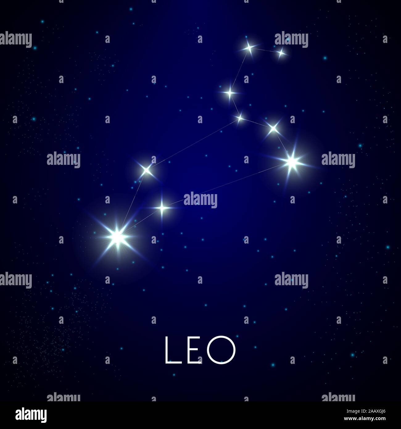 Leo Constellation High Resolution Stock Photography and Images - Alamy