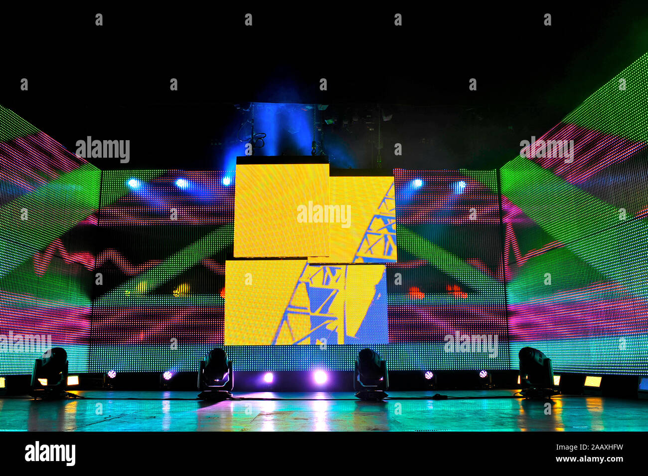 Hi Tech lighting display by Four Wall Entertainment at Blackpool ...