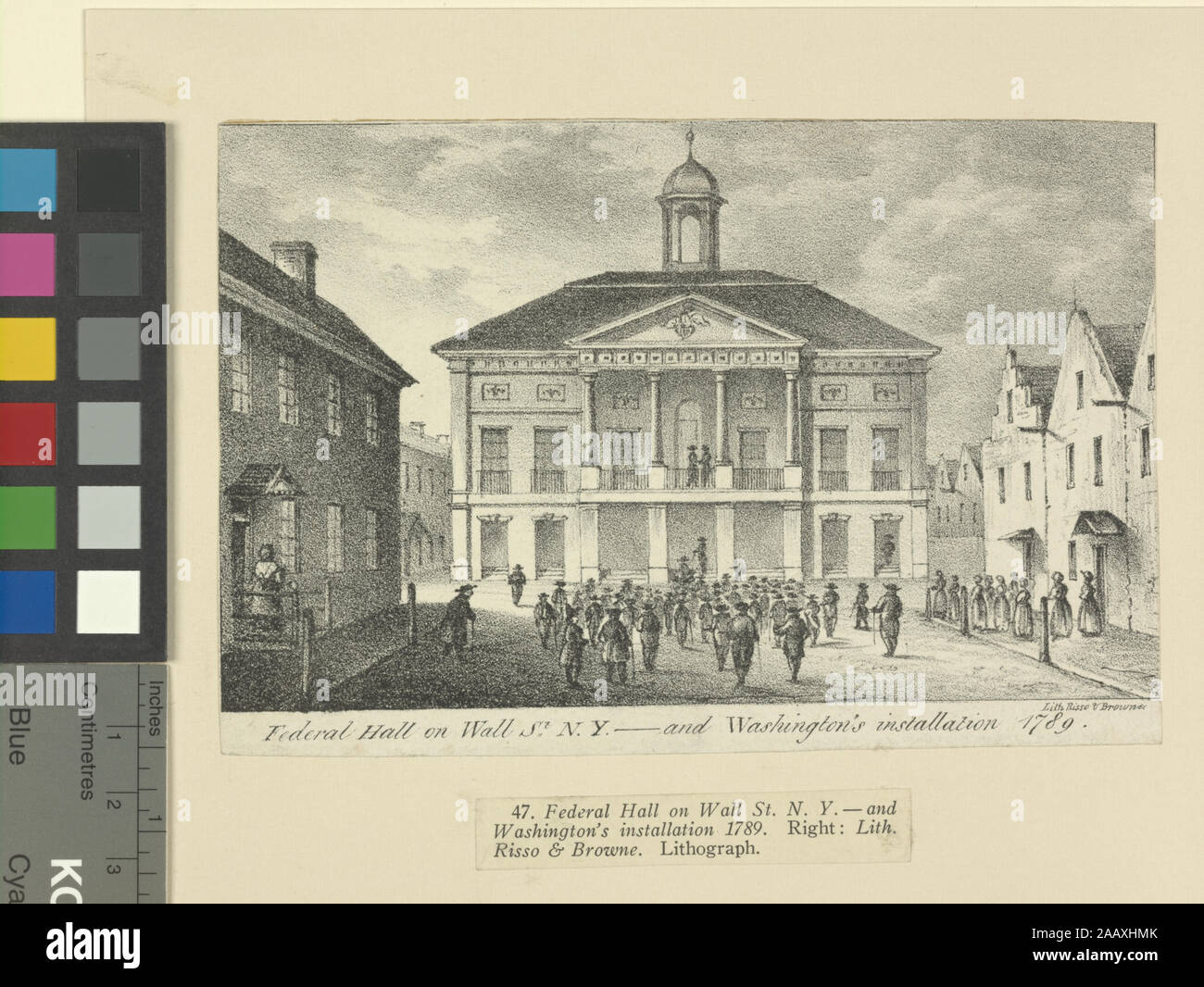 Washingtons installation 1789 hi-res stock photography and images - Alamy
