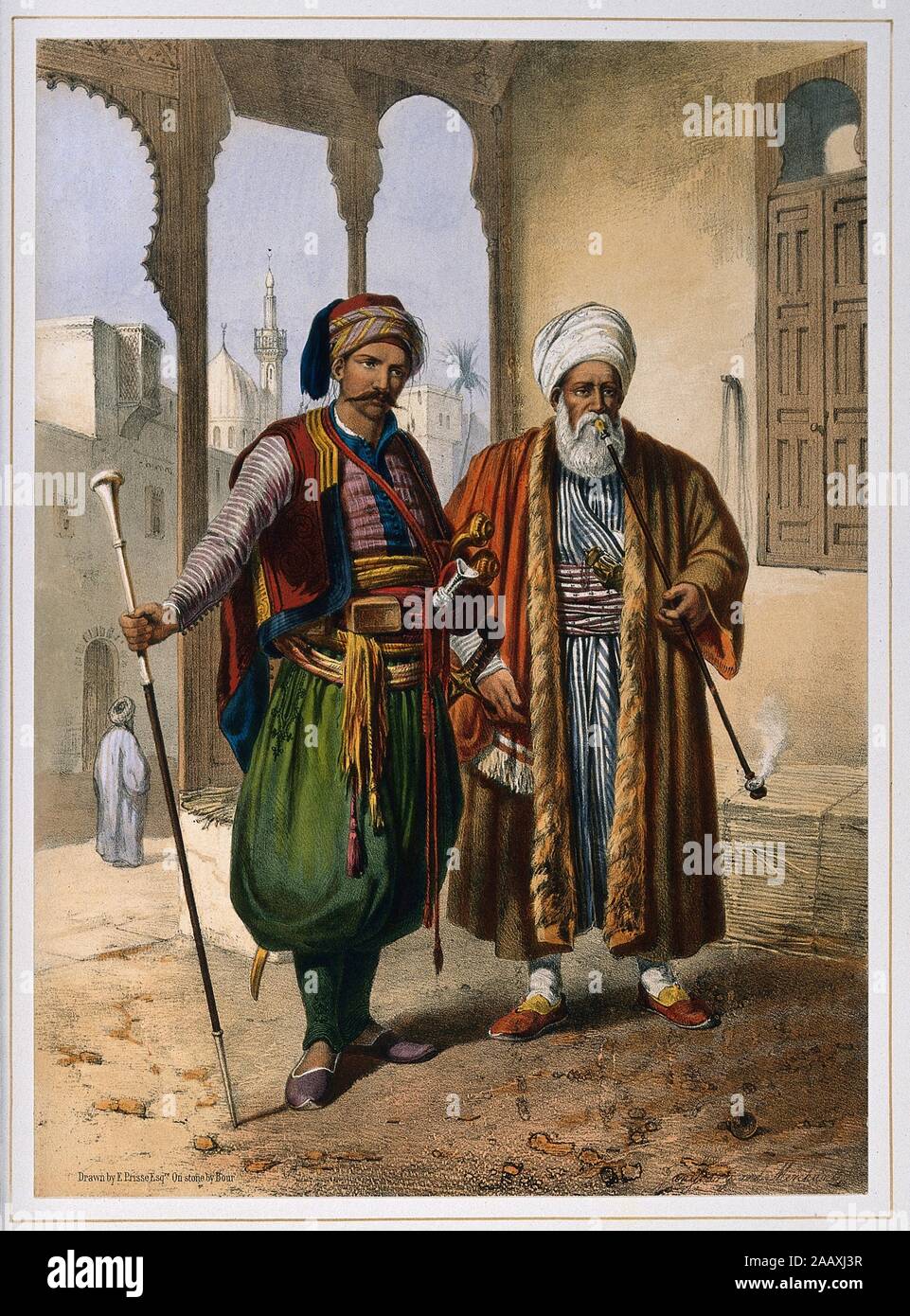 Vintage drawing of turkish soldier hi-res stock photography and images ...