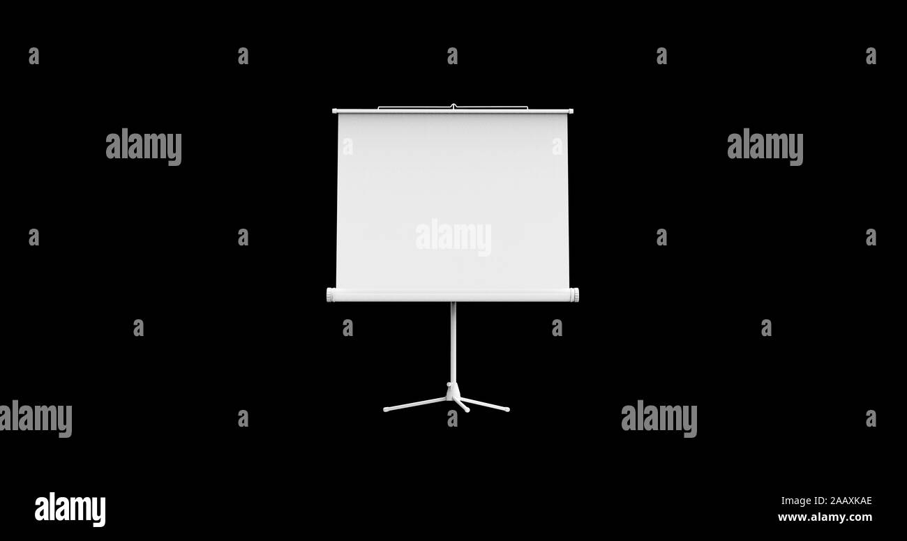 Projector Screen Background 3D Rendering Stock Photo - Alamy