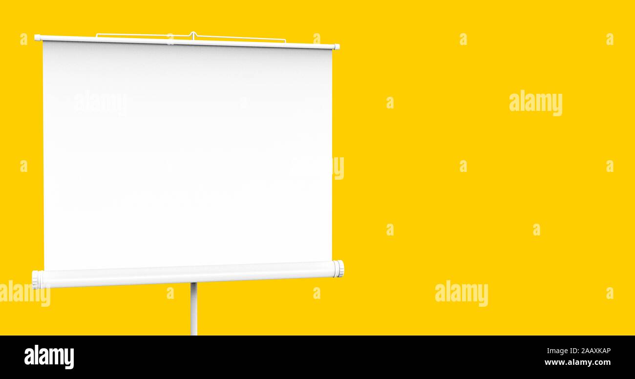 Projector Screen Background 3D Rendering Stock Photo - Alamy