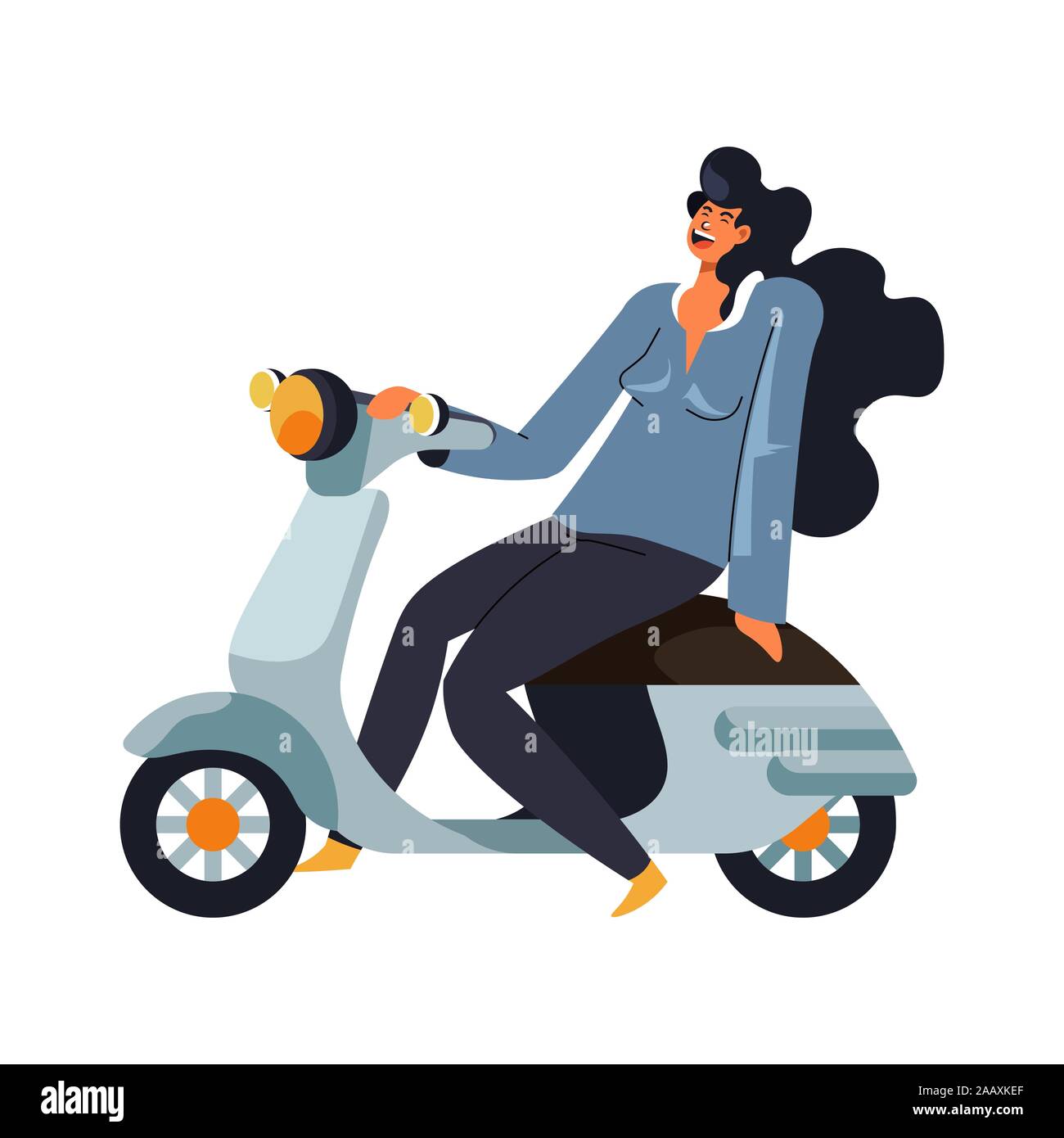 Moped Character