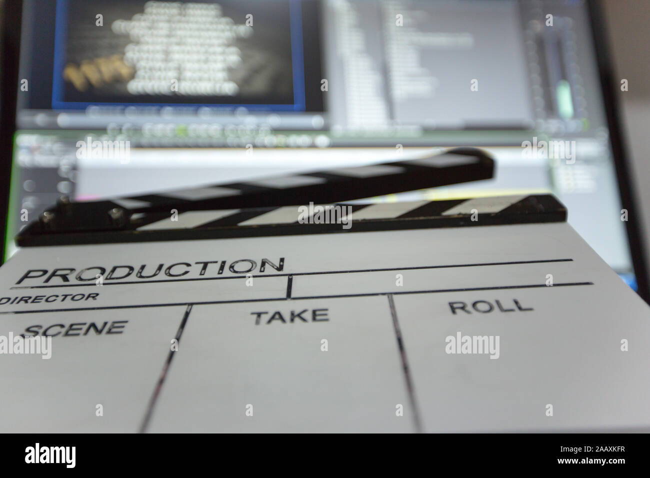 Film editing room hi-res stock photography and images - Alamy