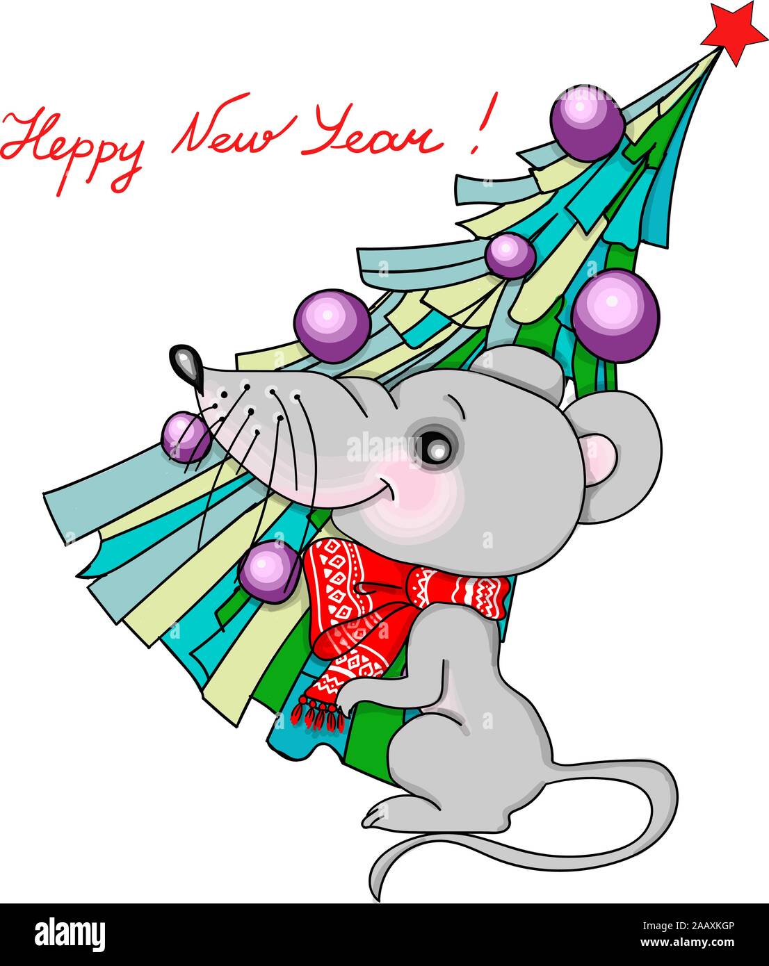 Funny mouse, symbol Banner design vector, friends Stock Vector Image ...