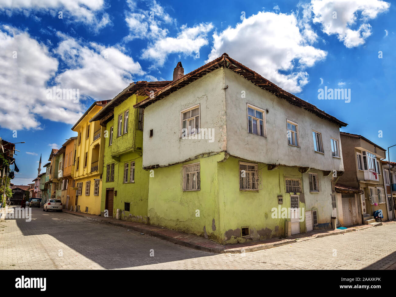 traditional Turkish houses, Tokat Zile Stock Photo - Alamy