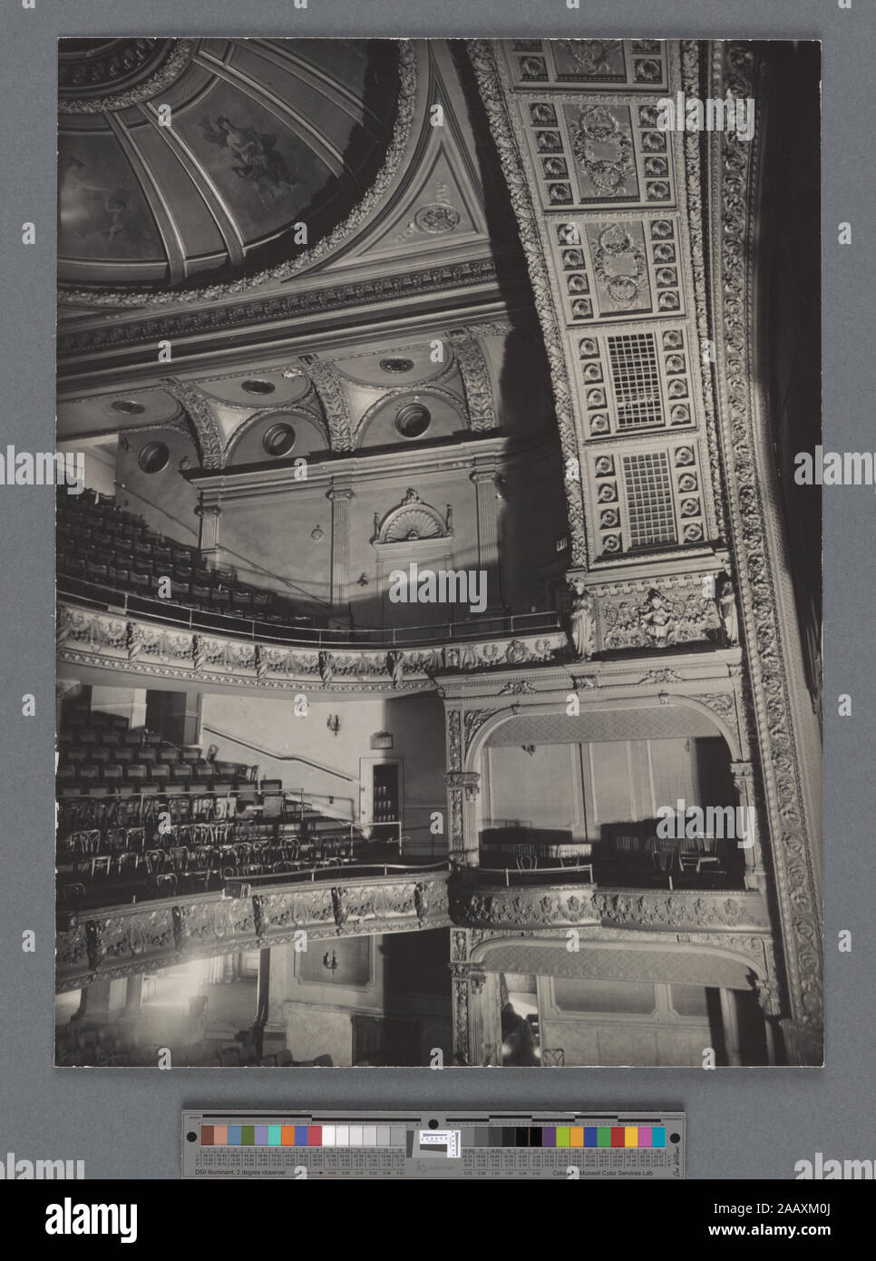 Theater interior new york 19th century hi-res stock photography and ...