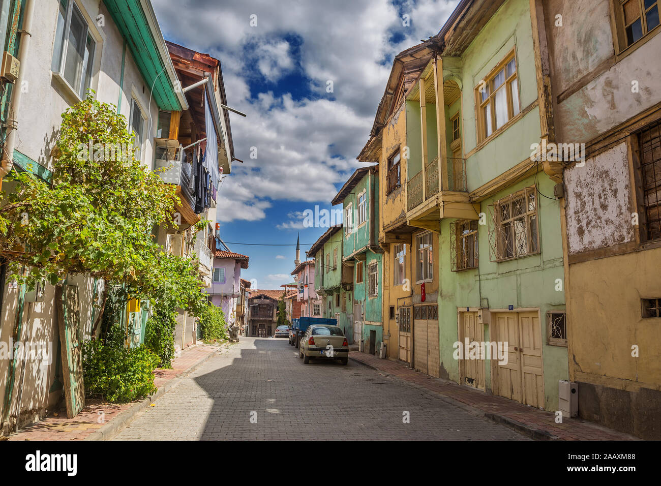traditional Turkish houses, Tokat Zile Stock Photo - Alamy