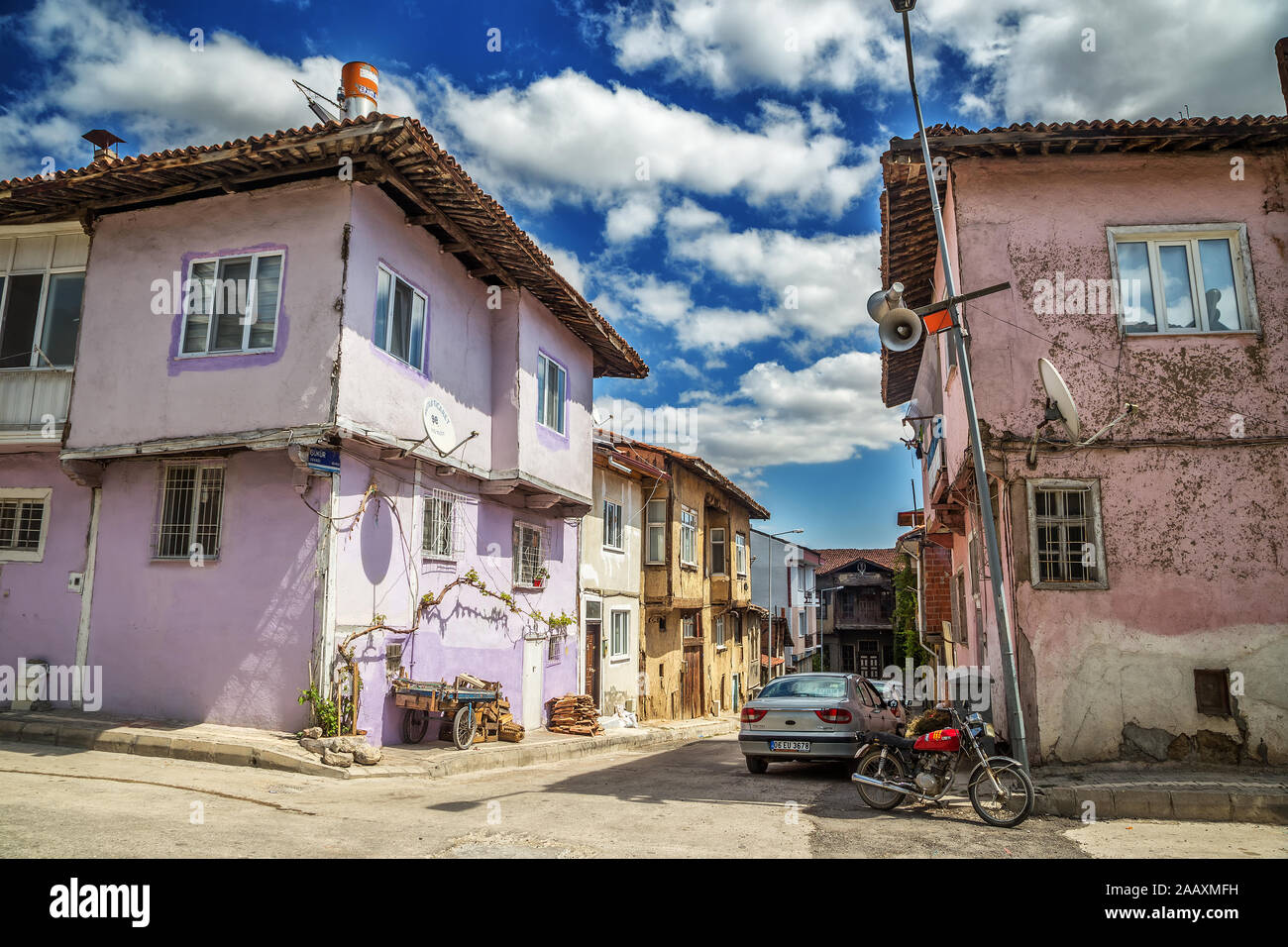 traditional Turkish houses, Tokat Zile Stock Photo - Alamy