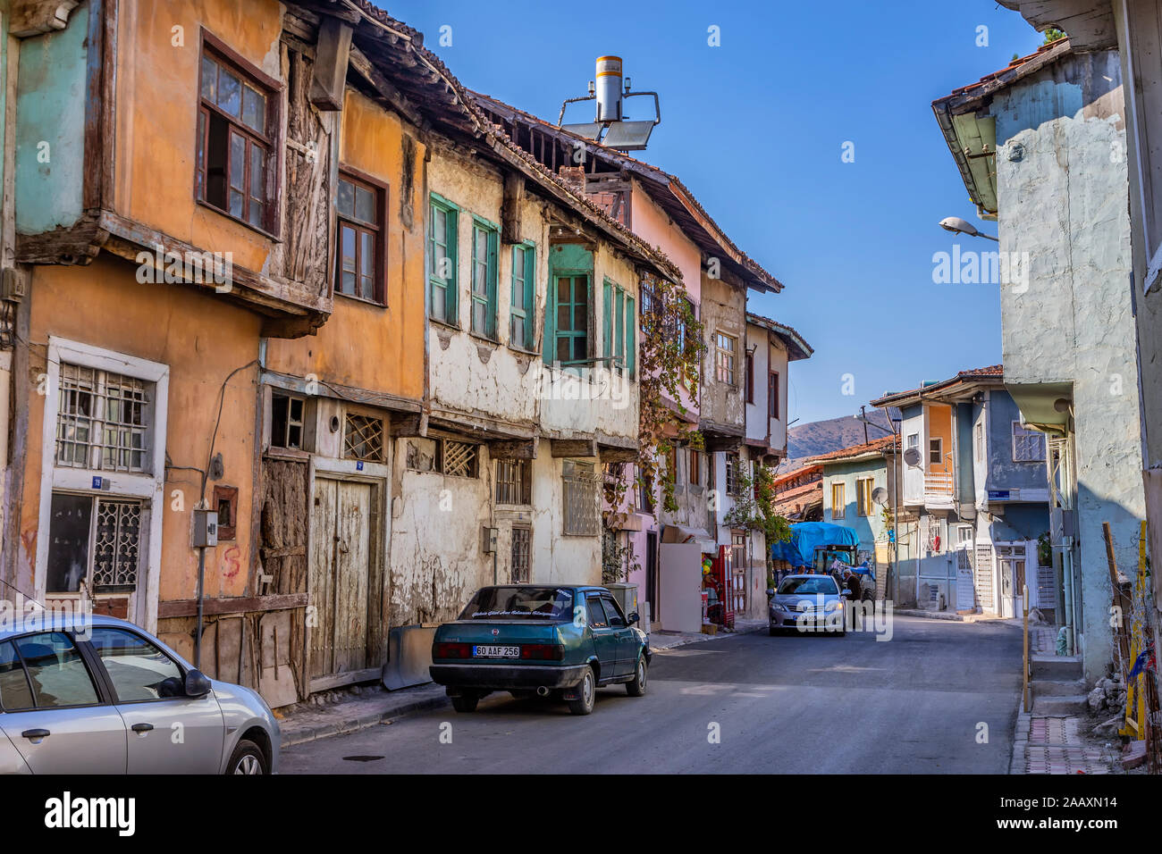 traditional Turkish houses, Tokat Zile Stock Photo - Alamy
