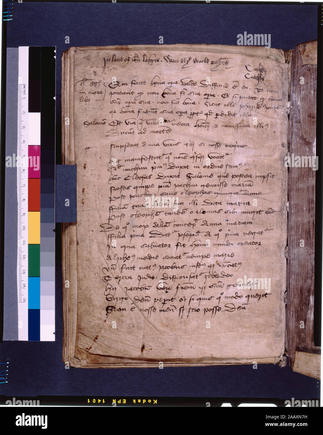 Final page of notes Listed in De Ricci, Seymour, Census of Medieval and ...