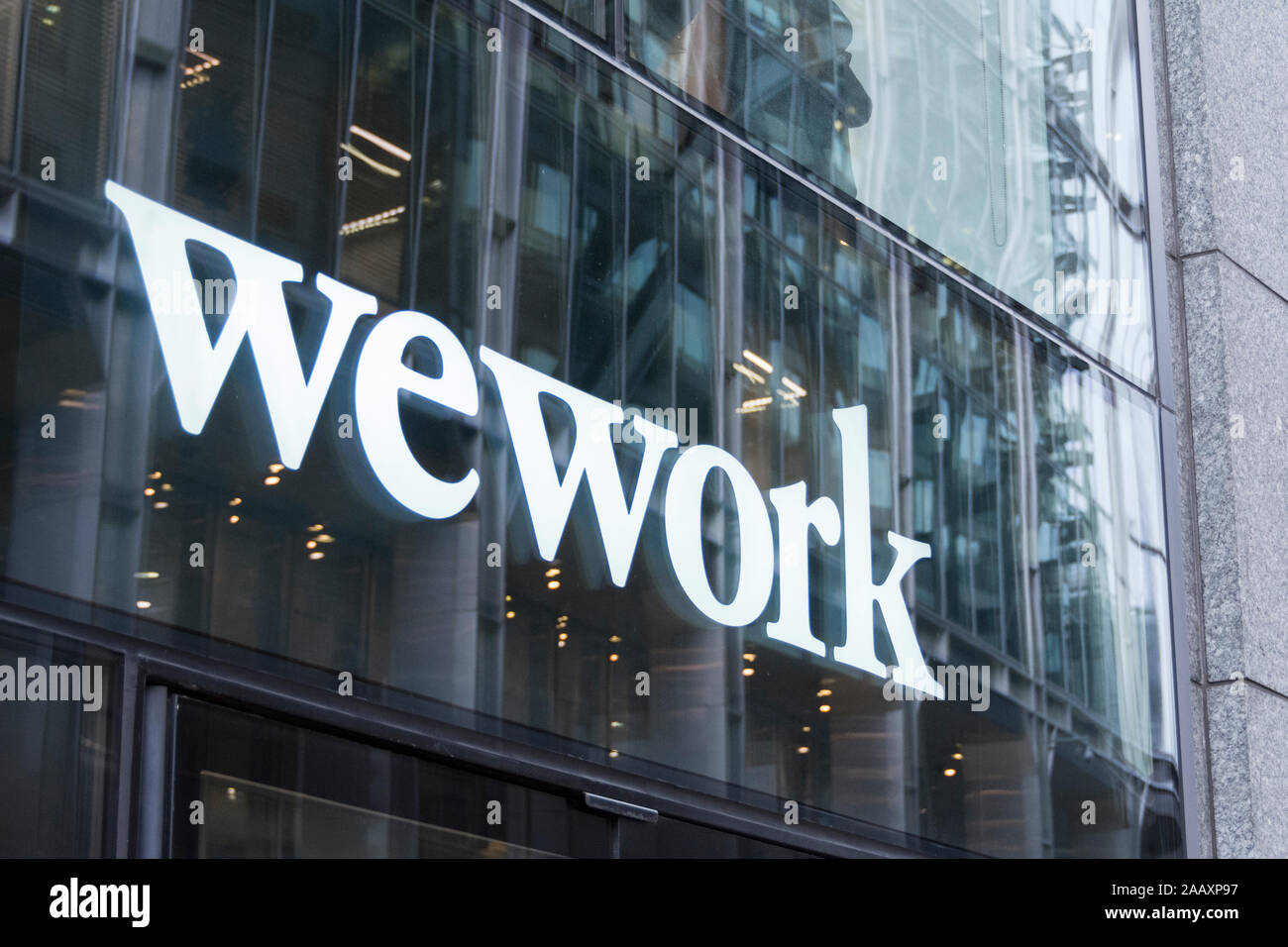 Wework logo hi-res stock photography and images - Alamy