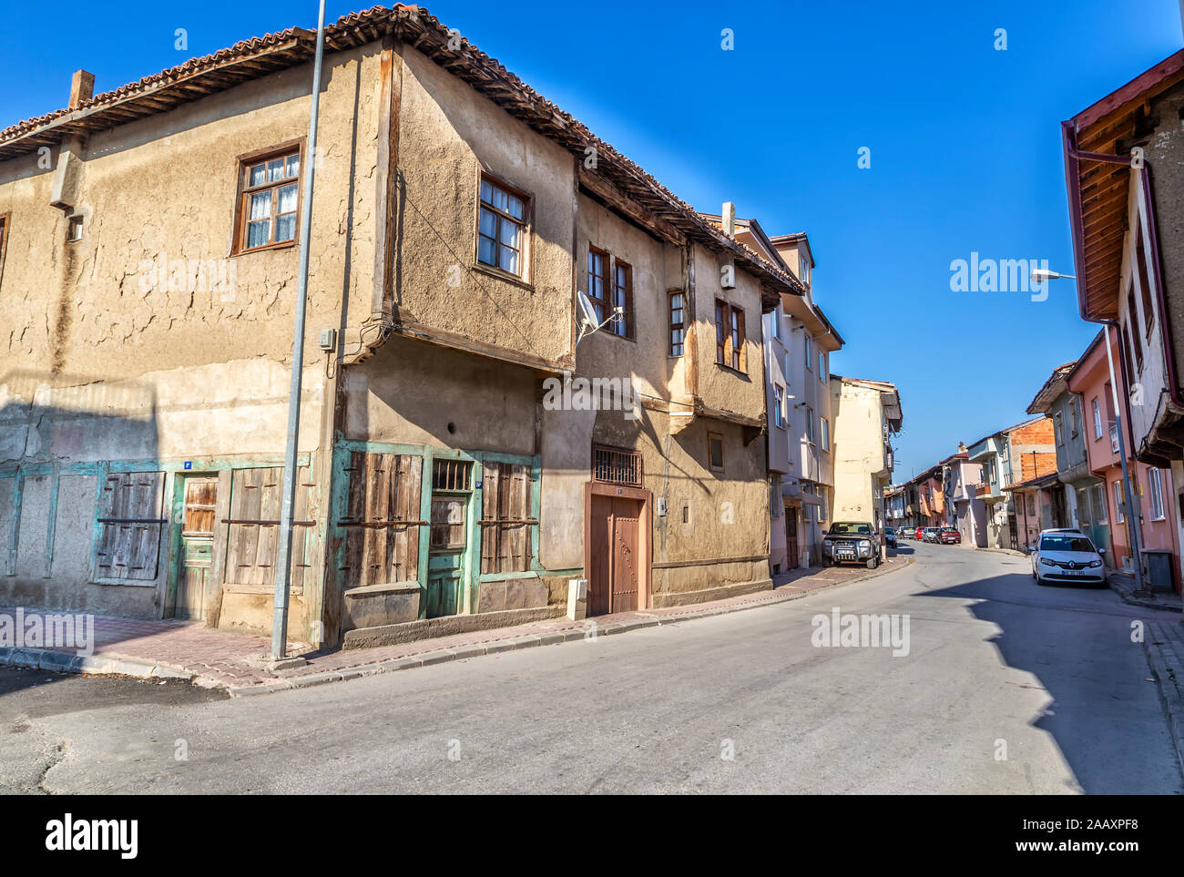 traditional Turkish houses, Tokat Zile Stock Photo - Alamy