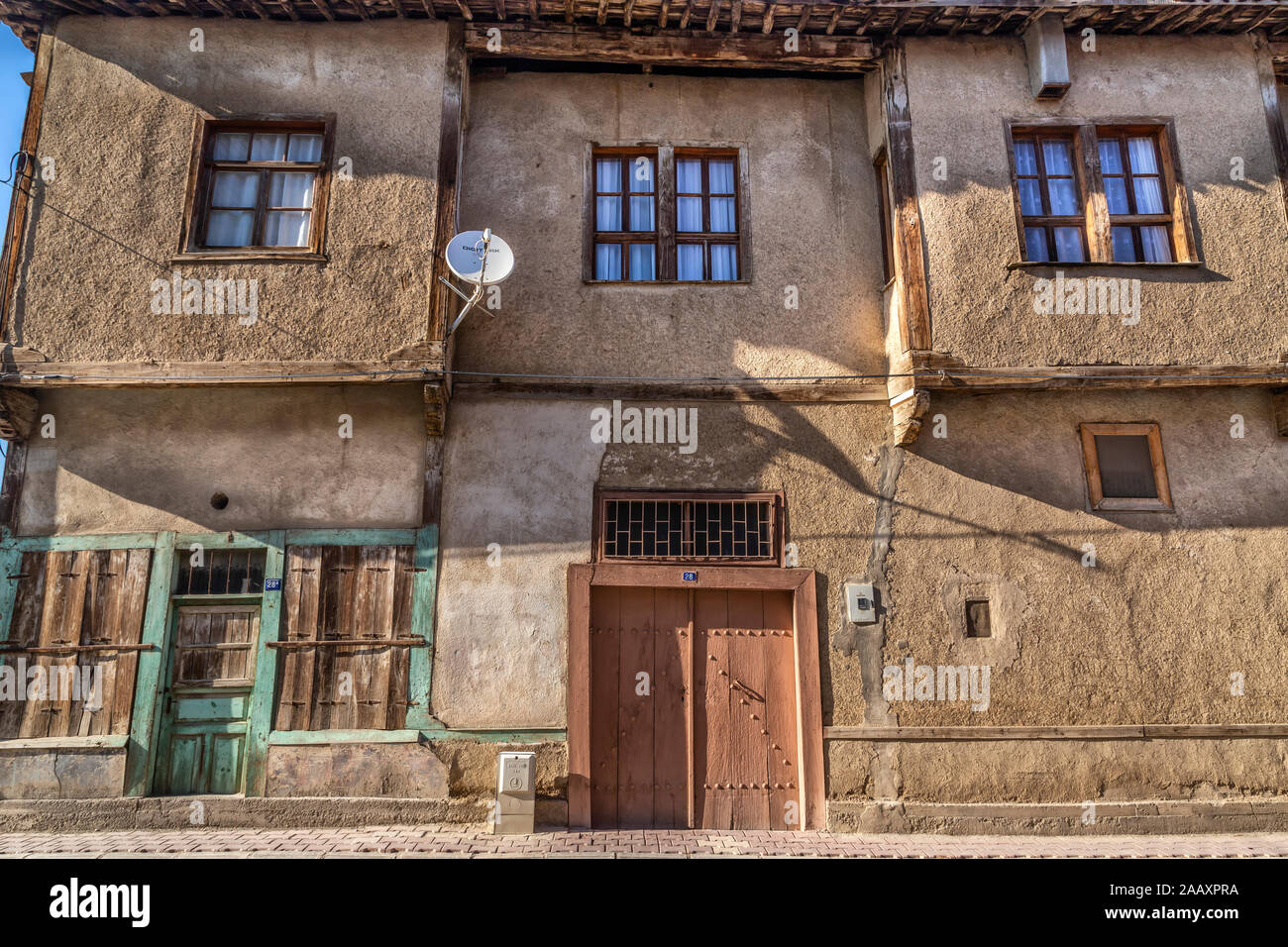 traditional Turkish houses, Tokat Zile Stock Photo - Alamy