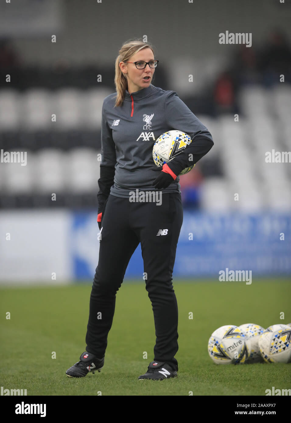 Liverpool manager Vicky Jepson before the Women's Super League match at ...