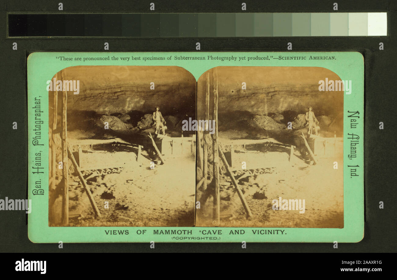 First Saltpeter Vats (1812) by Ben Hains.; First Saltpeter Vats. (1812 ...