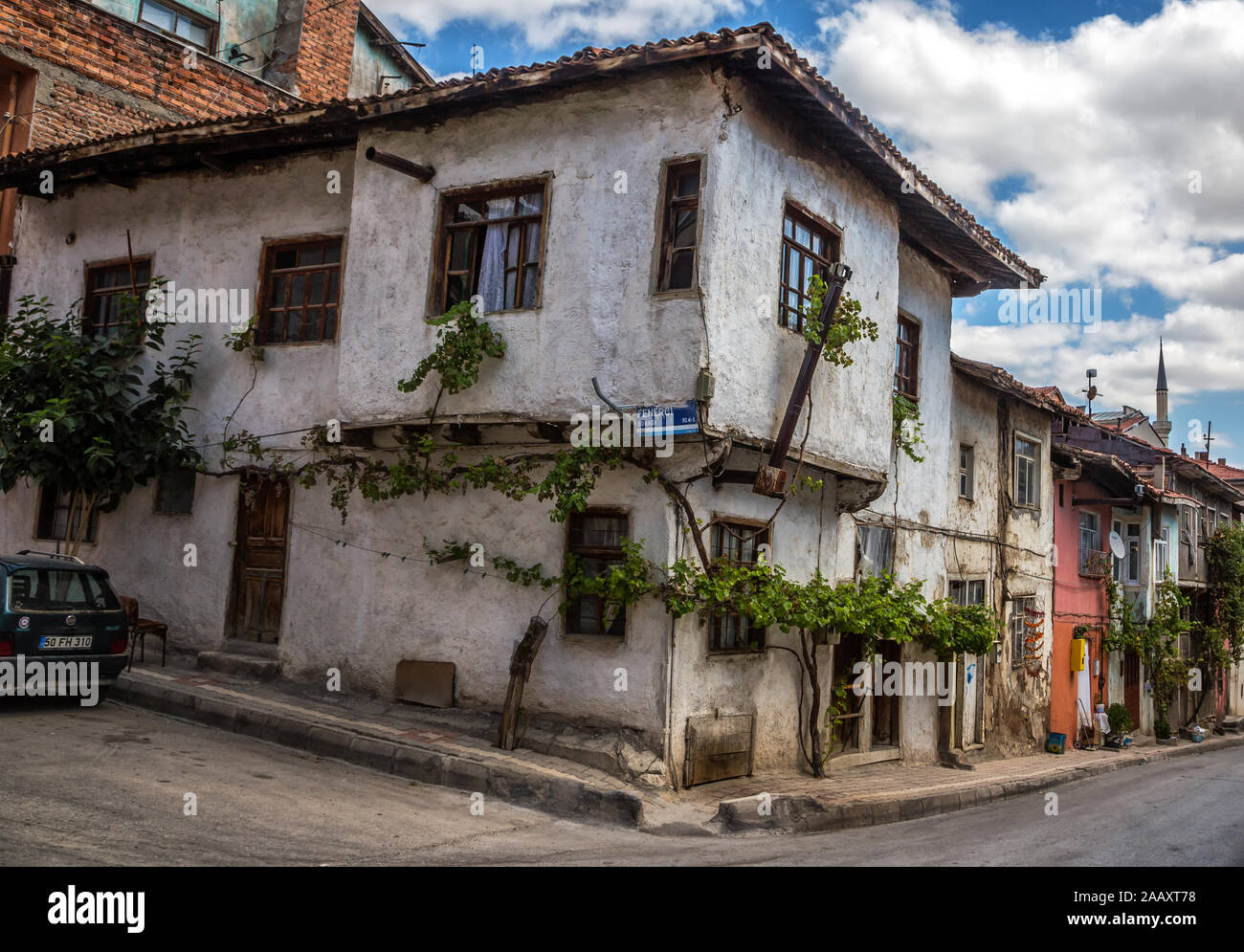 traditional Turkish houses, Tokat Zile Stock Photo - Alamy