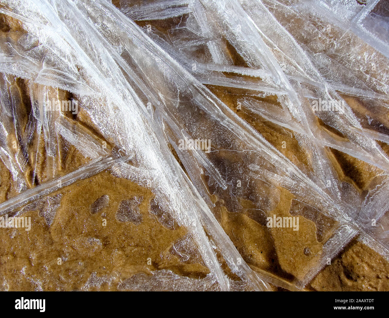 abstract picture with stone and ice formations Stock Photo - Alamy