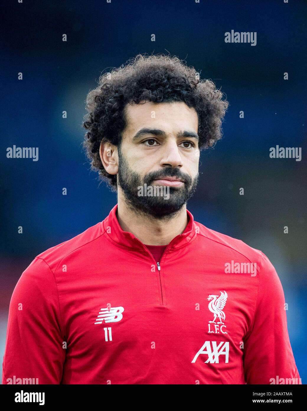 LONDON, ENGLAND - NOVEMBER 23: Liverpool FC warm up during the Premier ...