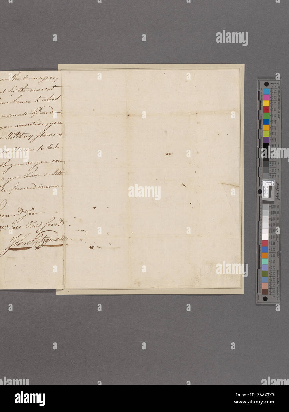 Fitzgerald, John Headquarters near Clove To Colonel Morgan Digitization ...