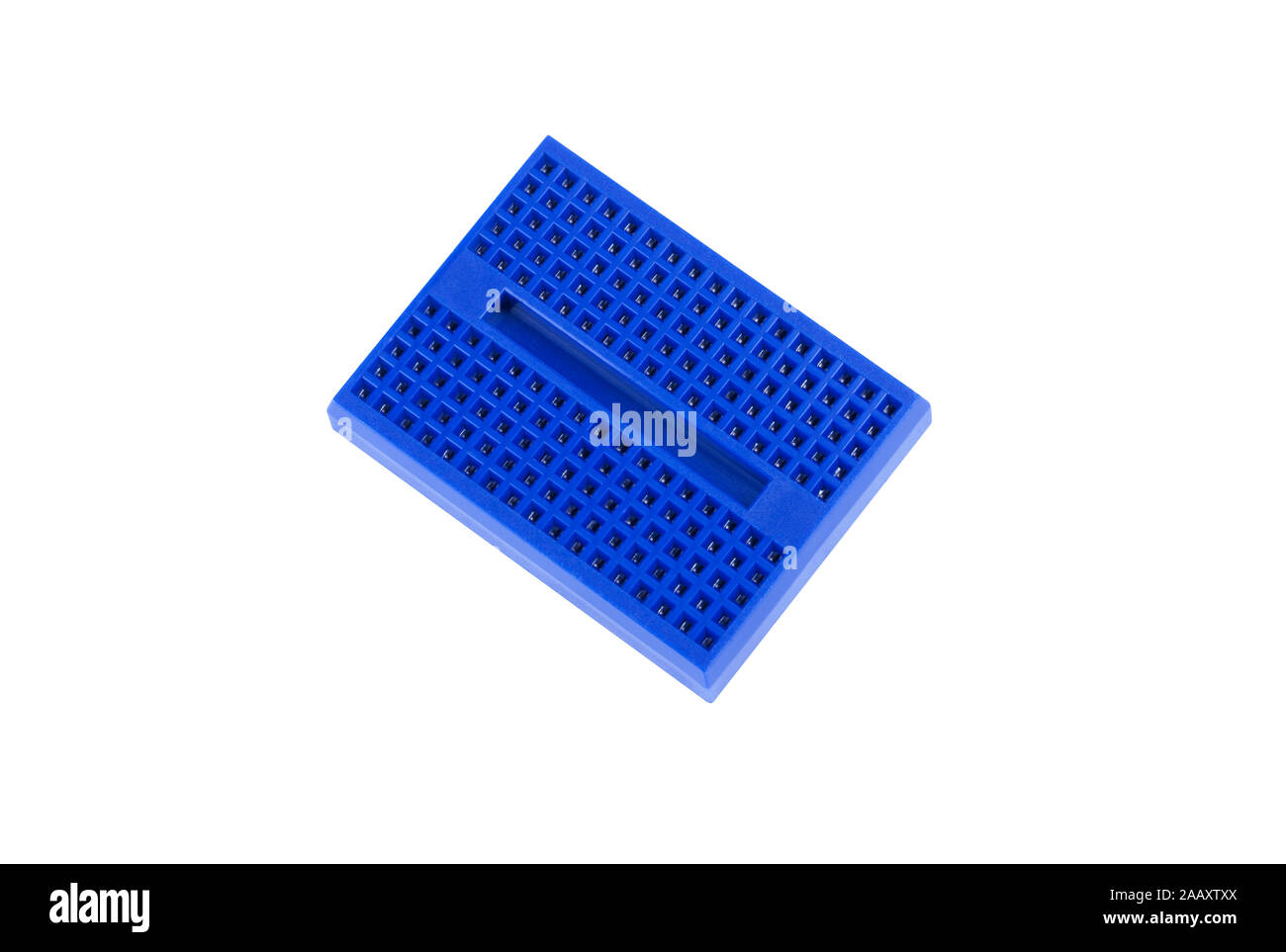 Mini Solderless Prototype Breadboard isolated Stock Photo - Alamy