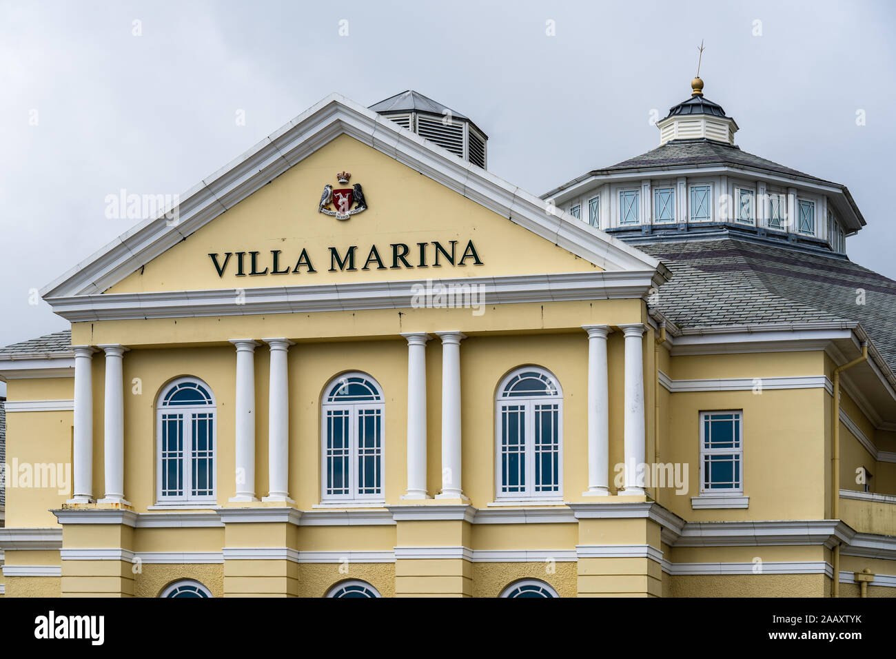 Douglas, Isle of Man, June 16, 2019.The Villa Marina is an ...