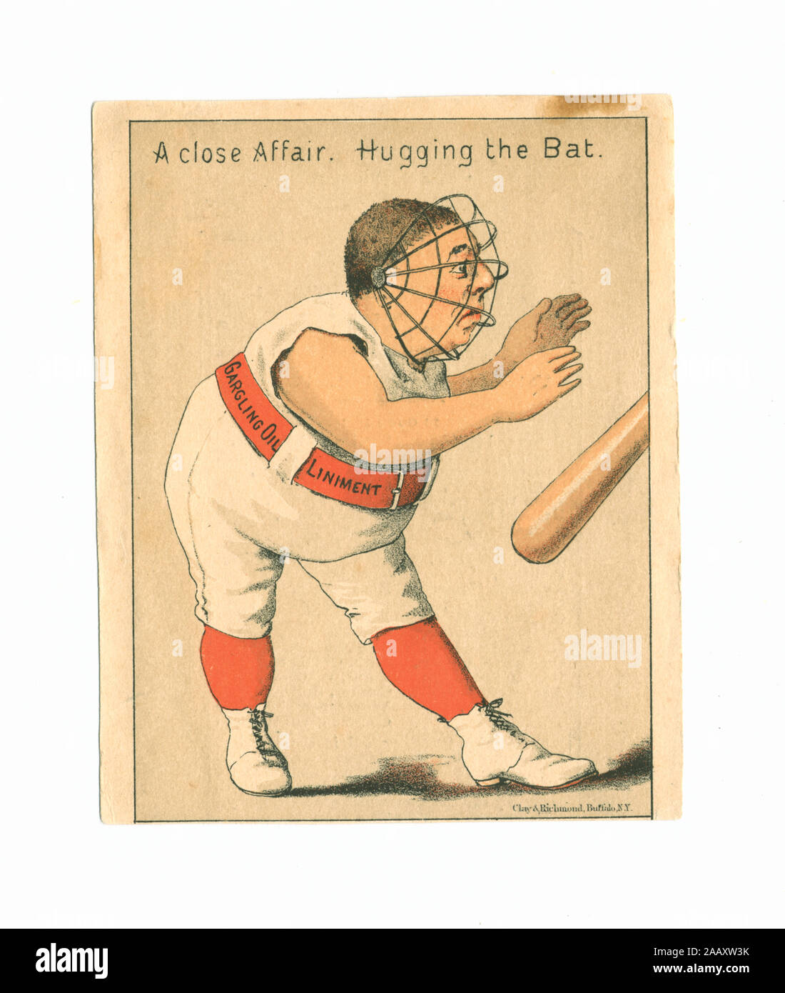 Five cards in color, from Gargling Oil Liniment- e A close affair ...