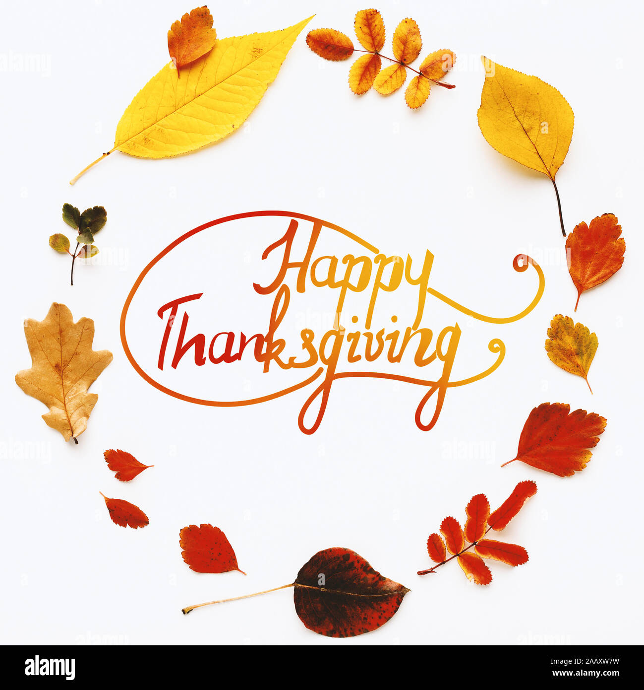 Autumn leaves objects text Cut Out Stock Images & Pictures - Alamy