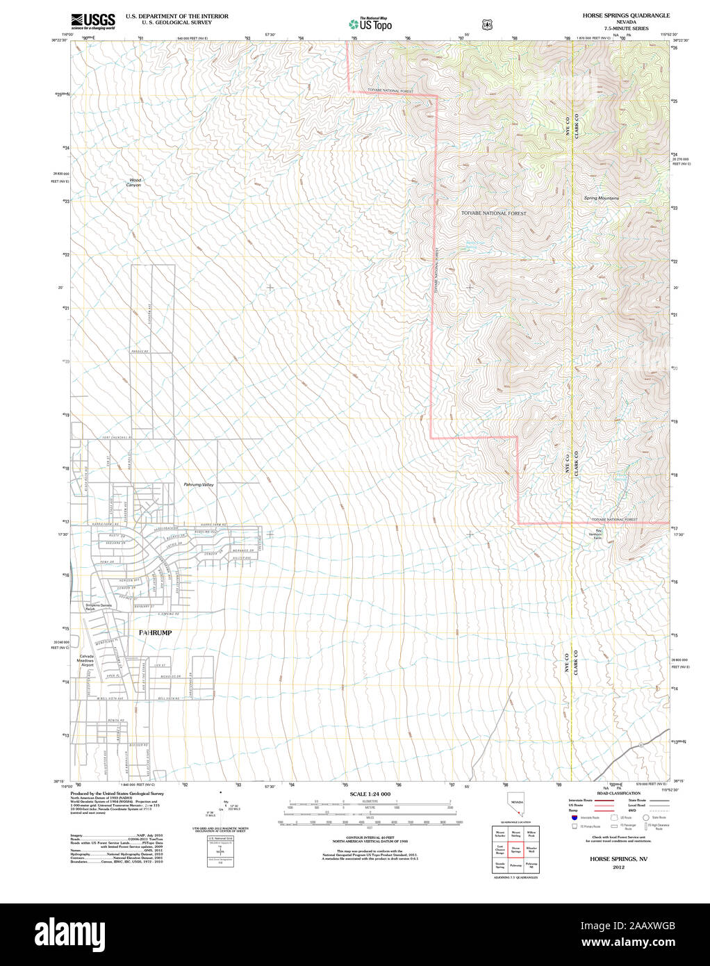 Springs nevada Cut Out Stock Images & Pictures - Alamy