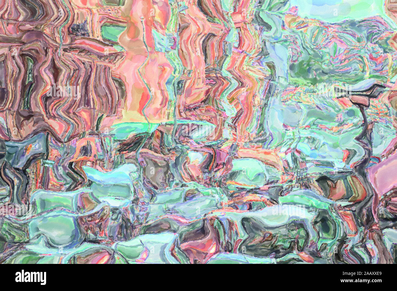 watercolor-illustration-overcrowded-street-with-lots-of-traffic-in-the