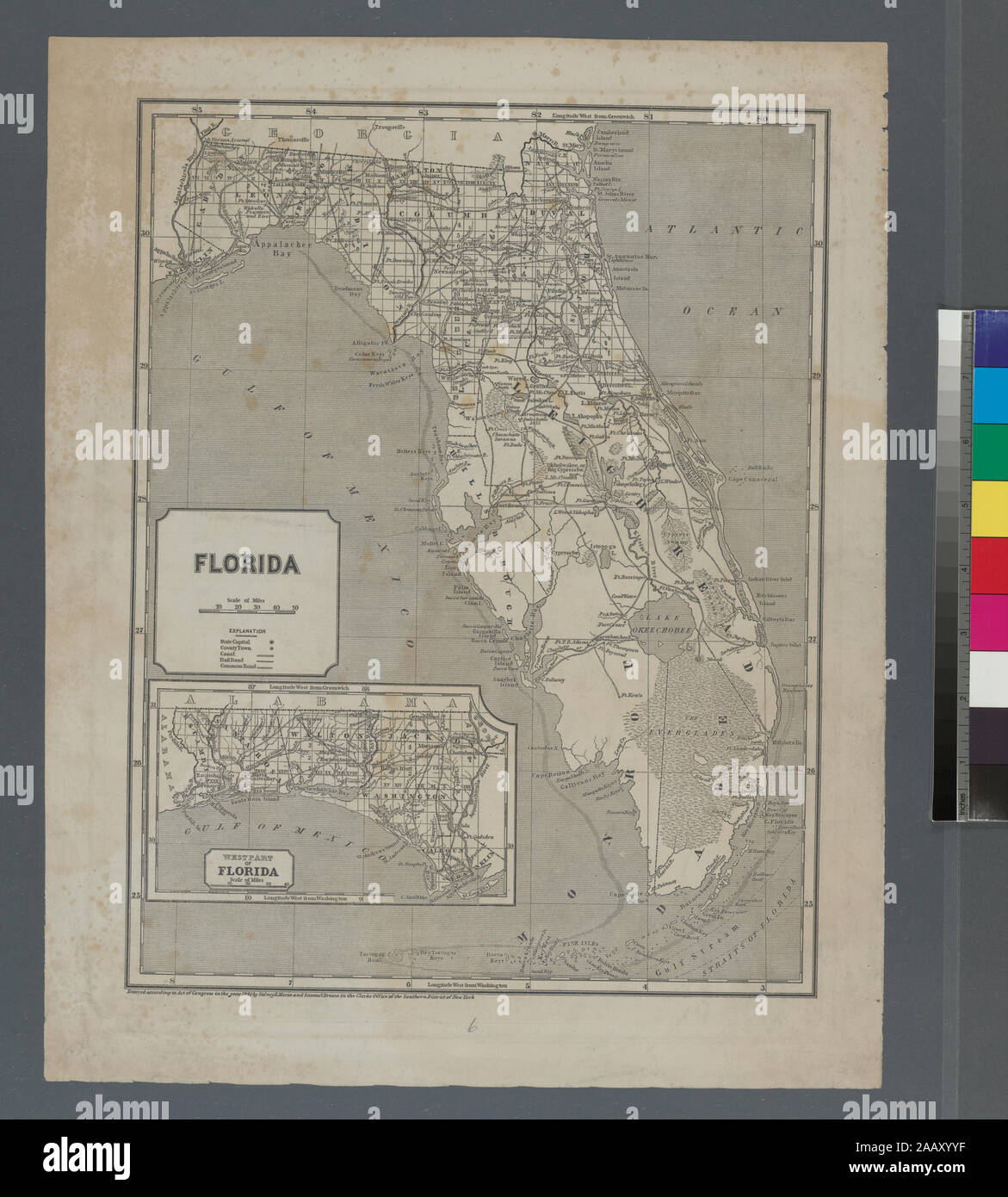 Early florida maps hi-res stock photography and images - Alamy