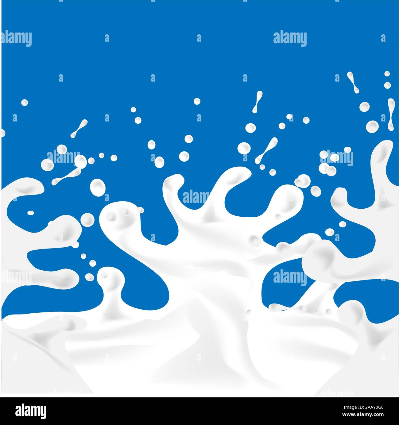 Paint splash. Splashes of milk, great design for any purposes. Fresh ...
