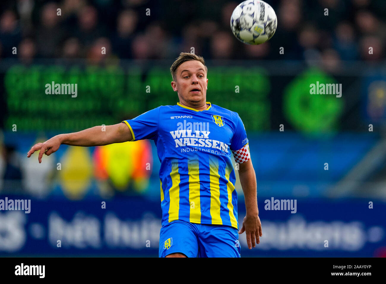 WAALWIJK, Netherlands. 24th Nov, 2019. football, Dutch eredivisie ...